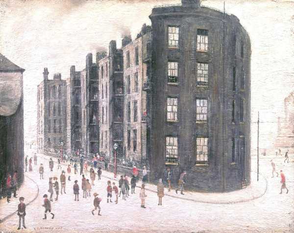 ‘Dwelling, Ordsall Lane, Salford‘, L.S. Lowry, 1927 | Tate