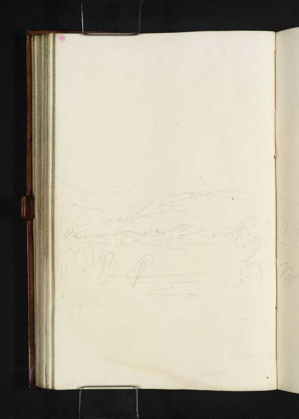 ‘Distant View of Middleham from the East, below Danby Hall Mill ...