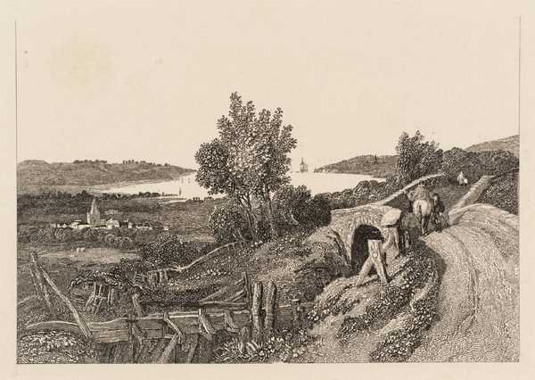 ‘Brading Harbour, Isle of Wight, engraved by E. Finden‘, after Clarkson ...