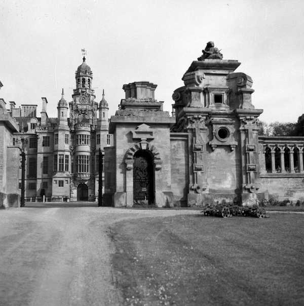 Photograph of Harlaxton Manor in Harlaxton, Lincolnshire‘, John Piper ...