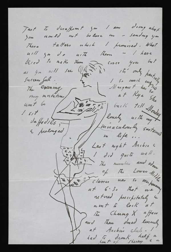 Illustrated letter from Paul Nash to Eileen Agar‘, Paul Nash, recipient ...