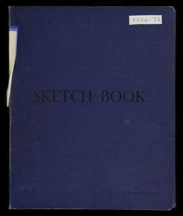 Notebook, labelled ‘Biographies - writings’ on the spine‘, James ...