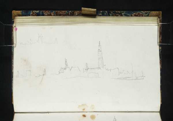 ‘Buildings from River‘, Joseph Mallord William Turner, c.1841–2 | Tate