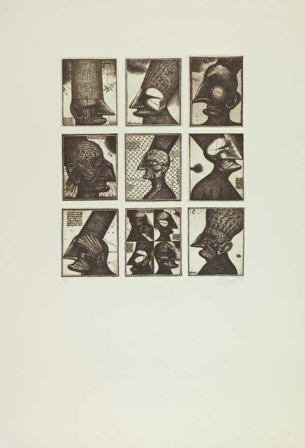 ‘Unknown Person (Composite of Nine Heads)‘, Alexander Brodsky, Ilya ...