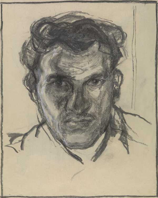 Self-Portrait’ by Alfred Harris‘, Alfred Harris, 1955‘, Alfred Harris ...