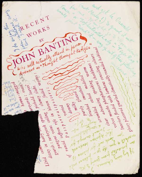 Postcard from John Banting to Humphrey Spender‘, John Banting ...