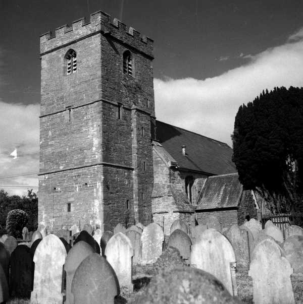 Photograph of St Clydawg’s Church in Clodock, Herefordshire‘, John ...