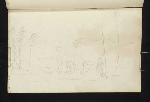 ‘Lee Pen from near Traquair House, Innerleithen‘, Joseph Mallord ...