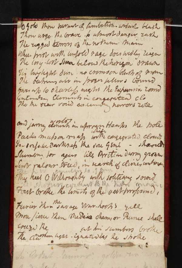 ‘Verses (Inscription by Turner)‘, Joseph Mallord William Turner, c.1808 ...