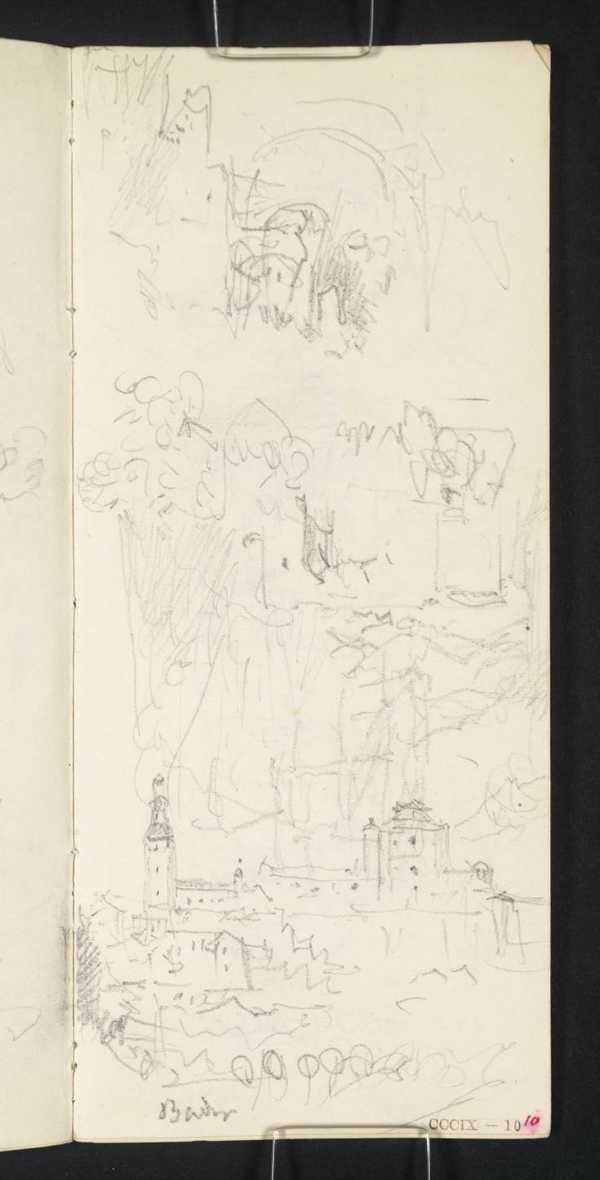 ‘Baden [Turner], Etc.‘, Joseph Mallord William Turner, 1843 | Tate