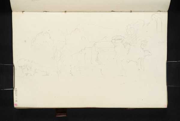 ‘Plompton Rocks from the South‘, Joseph Mallord William Turner, 1816 | Tate