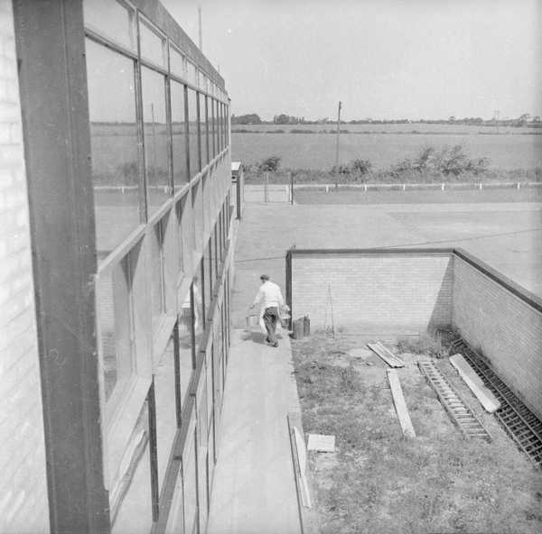 Photograph showing the exterior of Hunstanton Secondary Modern School ...
