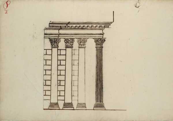 ‘Lecture Diagram 8/2: Elevation of a Stoa or Portico (after James ...
