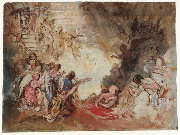 ‘A Variation on Washington Allston’s Painting ‘Jacob’s Dream’, at ...