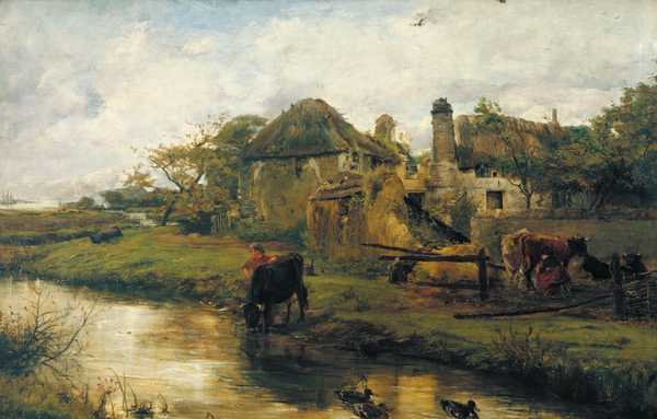‘The Stream‘, James Clarke Hook, 1885 | Tate