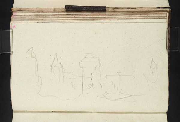 ‘The Rhine Front at Linz am Rhein, with the Rheintor‘, Joseph Mallord ...