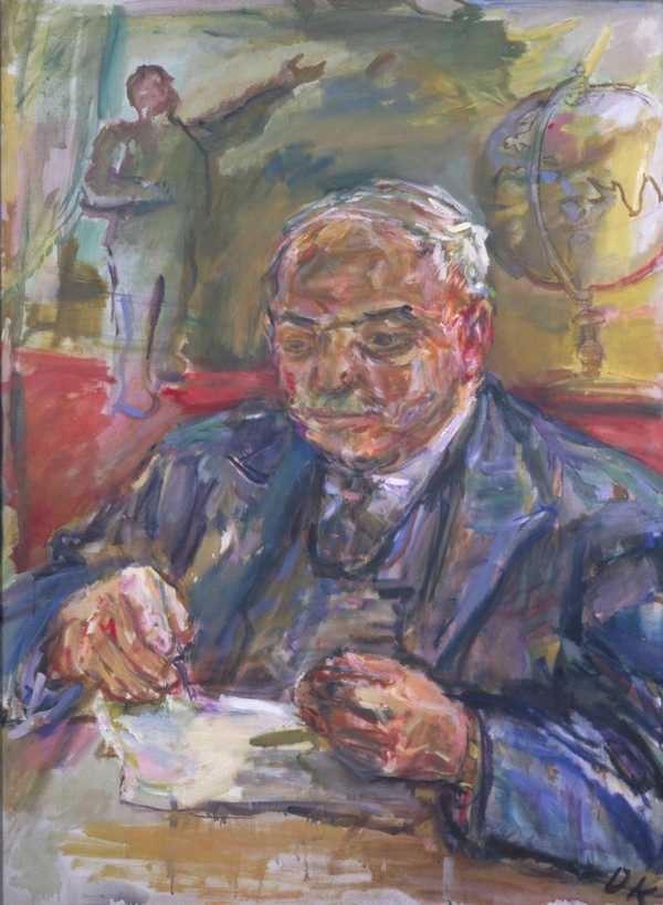 ‘Ambassador Ivan Maisky‘, Oskar Kokoschka, 1942–3 | Tate