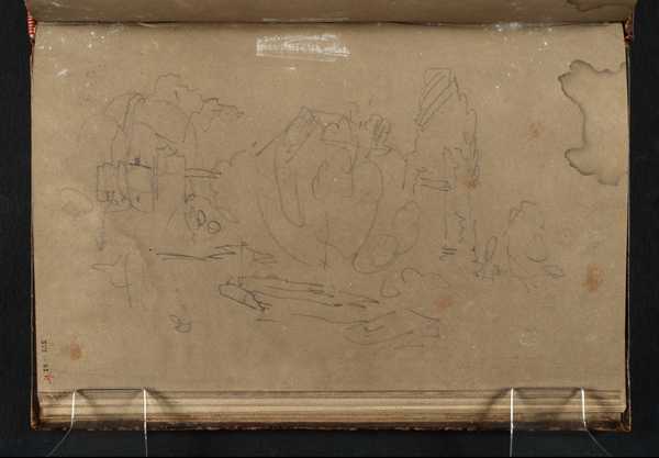 ‘Ruins of Robertsbridge Abbey Seen through Trees‘, Joseph Mallord ...