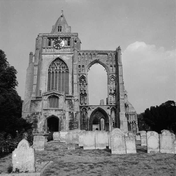 Photograph of Crowland Abbey ruins in Crowland, Lincolnshire‘, John ...