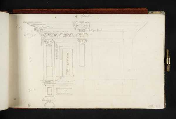 ‘Oak Chest at Farnley Hall‘, Joseph Mallord William Turner, 1821 | Tate