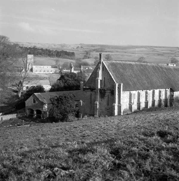 Photograph of the tithe barn in Abbotsbury, Dorset‘, John Piper, [c ...