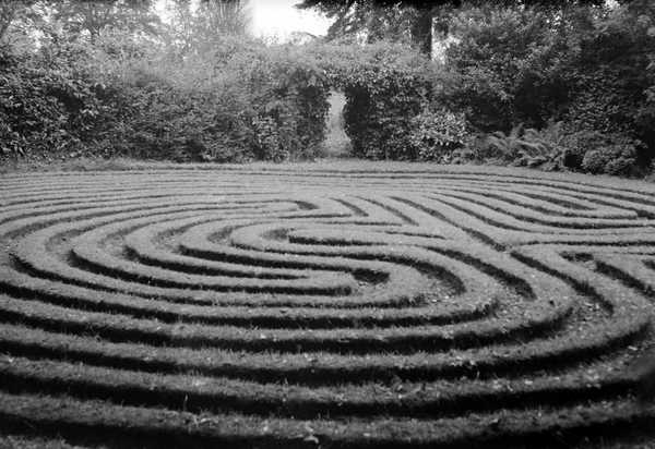 Photograph of a turf maze at Someston, Oxfordshire‘, John Piper, [c ...