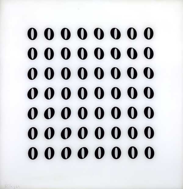 ‘Untitled [Fragment 4/6]‘, Bridget Riley, 1965 | Tate