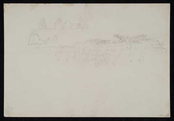 Outline study of a group of people‘, Sir William Rothenstein‘, Sir ...