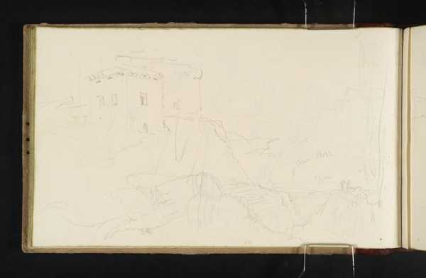 ‘Craignethan Castle, Lanarkshire from below to the South-East, and ...