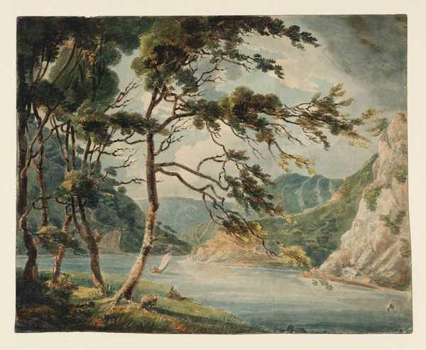 ‘The Avon near Wallis’s Wall‘, Joseph Mallord William Turner, 1791 | Tate