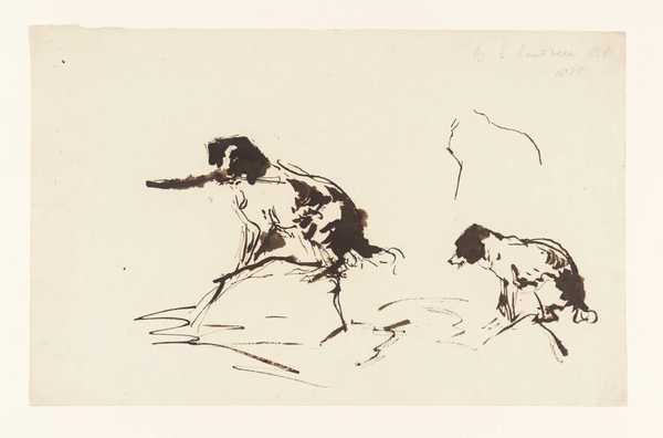 ‘Studies of a Dog‘, Sir Edwin Henry Landseer, 1835 | Tate