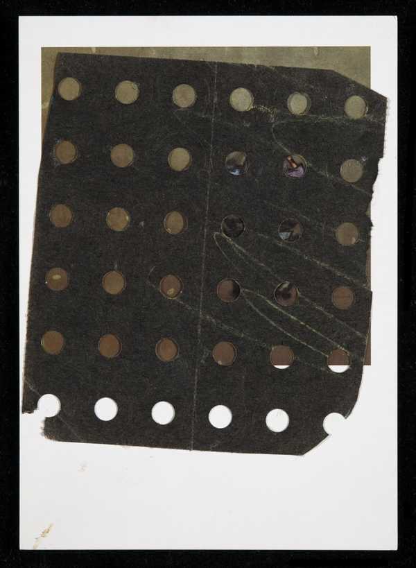 Worked postcard‘, Prunella Clough, [1990s]‘, Prunella Clough, [1990s ...