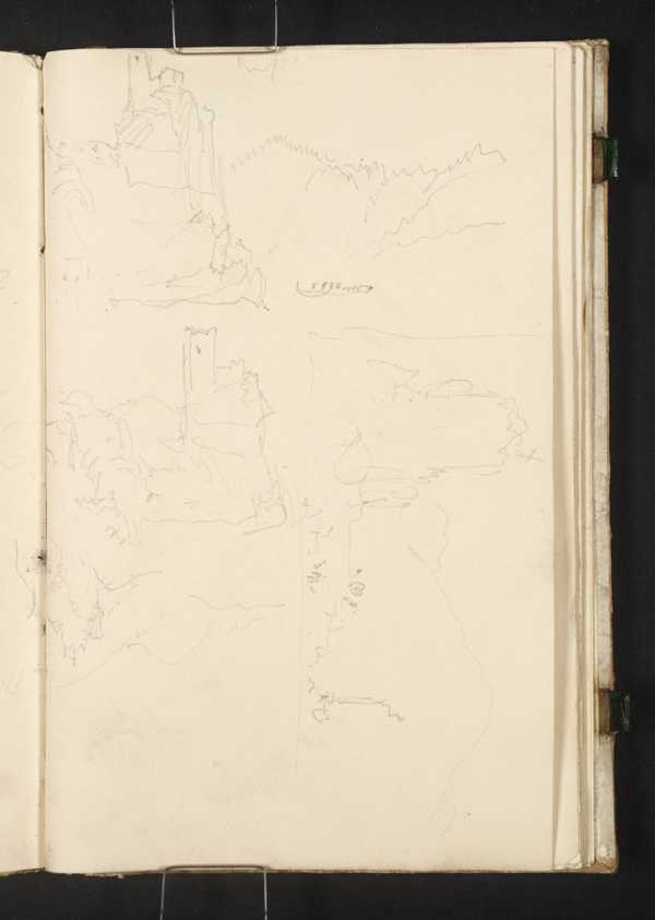 ‘Trieste, Graz and Danube Sketchbook‘, Joseph Mallord William Turner ...