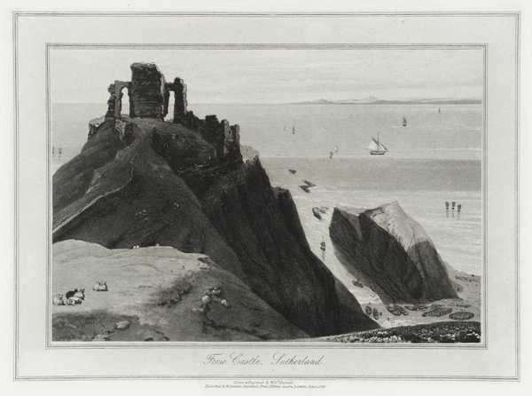 ‘Forse Castle, Sutherland‘, William Daniell | Tate