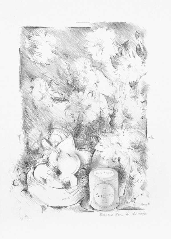 ‘Flower-piece B - cyan separation‘, Richard Hamilton, 1975 | Tate