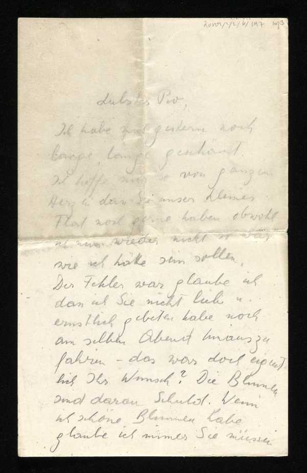 Letter to Elias Canetti‘, recipient: Elias Canetti, [1949]‘, recipient ...