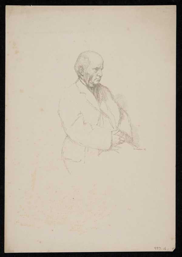 Portrait of Herbert Philips‘, Sir William Rothenstein, 1899‘, Sir ...