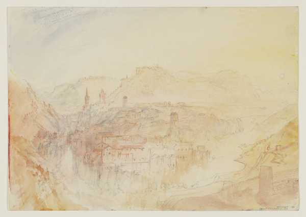 ‘Baden, from the North‘, Joseph Mallord William Turner, 1844 | Tate