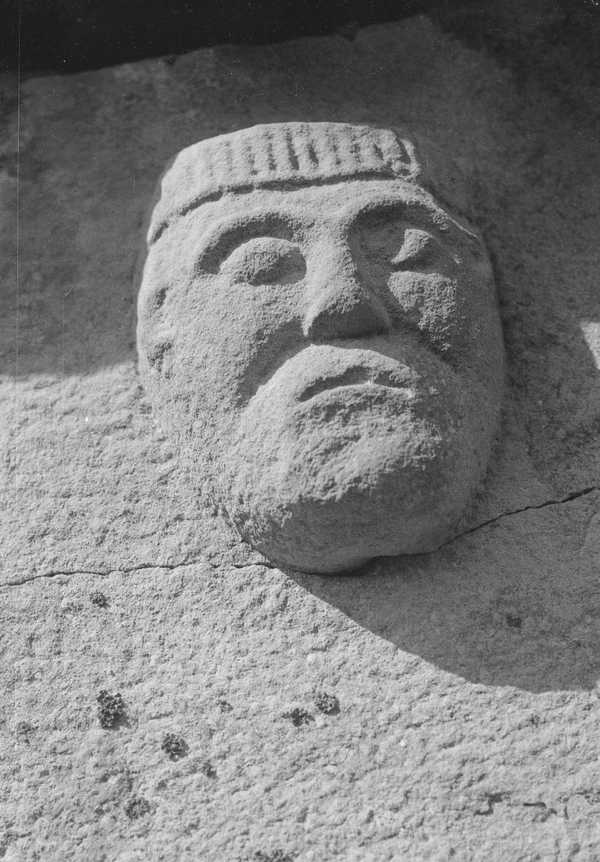 Photograph of a corbel head in St Stephen-in-Brannel, Cornwall‘, John ...