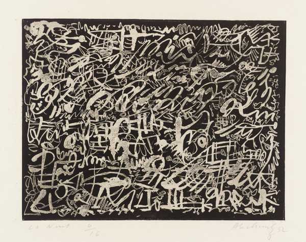 ‘The Night‘, Pierre Alechinsky, 1952 | Tate