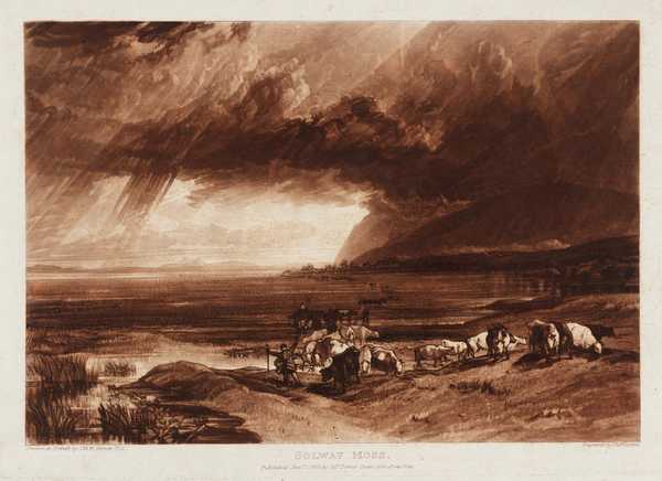 ‘Solway Moss, engraved by Thomas Lupton‘, Joseph Mallord William Turner ...