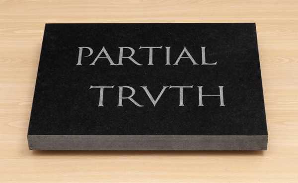 ‘Partial Truth‘, Bruce Nauman, 1997 | Tate