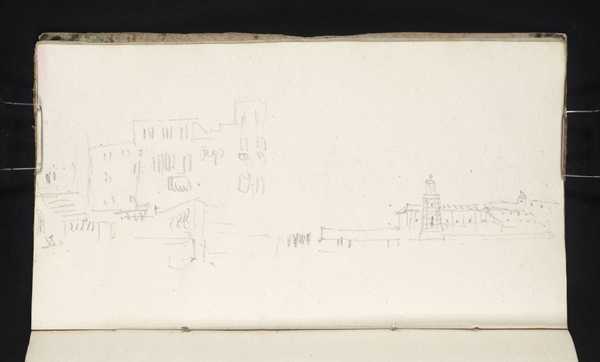 ‘The Ponte della Veneta Marina, Venice; the Eastern Harbour Lighthouse ...