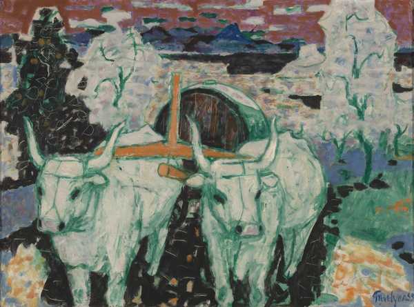 ‘Oxen‘, Julian Trevelyan, 1955 | Tate