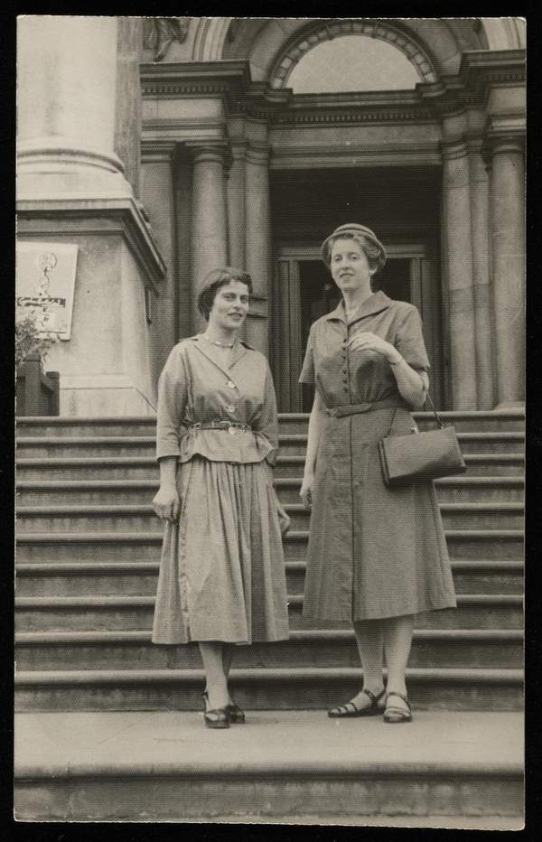Photograph of Marie-Louise von Motesiczky with Milein Cosman on the ...