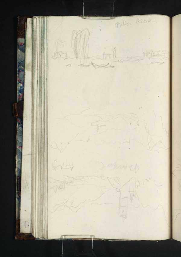 ‘Mountain Scenery and Towns‘, Joseph Mallord William Turner, 1833 | Tate