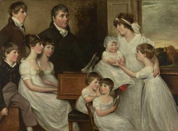 ‘The Bridges Family‘, John Constable, 1804 | Tate