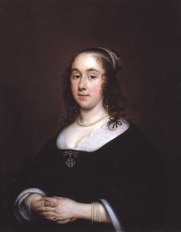 ‘Portrait of an Unknown Lady‘, Cornelius Johnson, 1646 | Tate