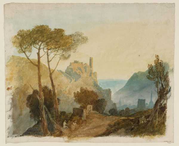 ‘Baden, from the Zürich Road‘, Joseph Mallord William Turner, c.1803–8 ...
