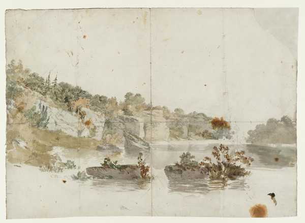 ‘Plompton Rocks‘, Joseph Mallord William Turner, 1797–8 | Tate